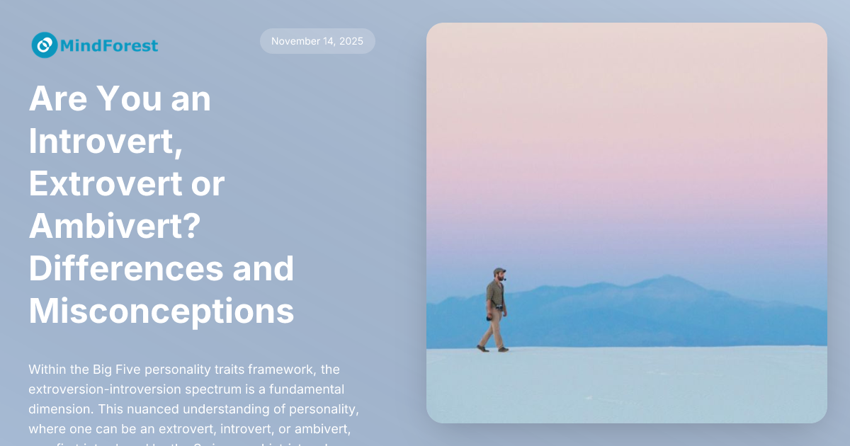 Are You an Introvert, Extrovert or Ambivert? Differences and Misconceptions